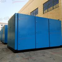 China 275HP 8 Bar Two Stage Rotary Screw Type Compressor 200kw for sale