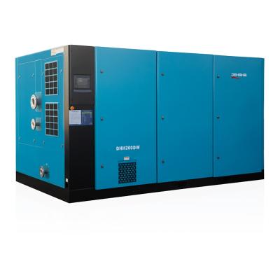 China 200kw 8 Bar Two Stage Screw Compressor PM VSD Screw Air Compressor for sale