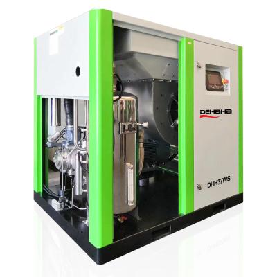 China 22kW Oil Free Rotary Screw Air Compressor 8 bar 3.5 m3/min for Food Industry for sale