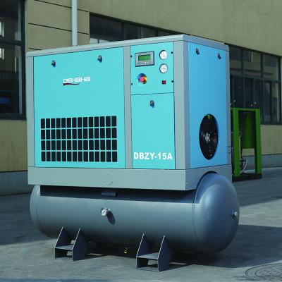 China DEHAHA DMZY-15A Screw Air Compressor 1.05 m³/min 7-20 bar for Fiber Laser Cutting for sale