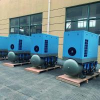 China 15kw 20hp Portable Fixed Speed Screw Air Compressor 16 Bar 1.6 m3/min 500L Tank for sale