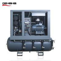 China Rotary Portable Industrial Screw Compressor With Dryer for sale