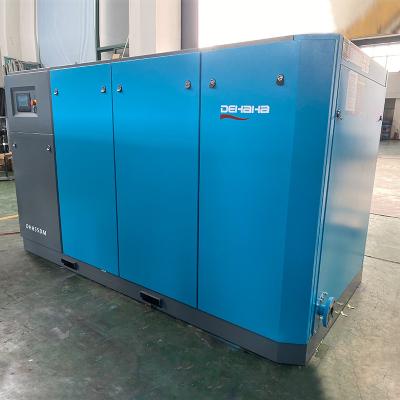 China Direct Drive Two Stage Variable Frequency Screw Air Compressor 55kW 75HP 12.3m3/min for sale