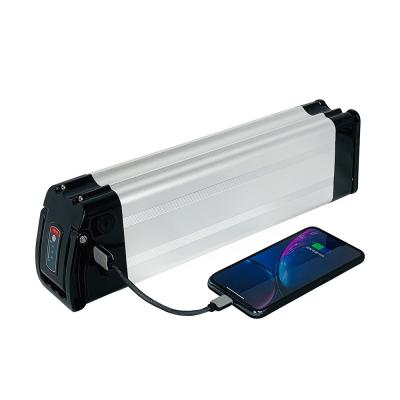 China Silver Fish Lithium Ebike Battery 36V 13Ah 500W Li 18650 Battery Pack for sale