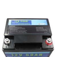China Deep Cycle Rechargeable Lithium Lifepo4 Battery 12V 50Ah 3500 Cycles for sale