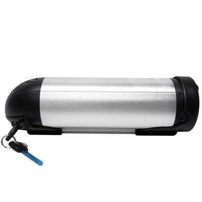 China 36V 10AH Water Bottle Lithium Ebike Battery 18650 Cell With 42V 2A Charger for sale