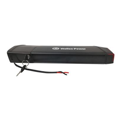 China 48V 10AH Ebike Rear Rack Lithium ion Battery Rechargeable Battery Pack for sale
