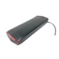 China 48V 10AH Ebike Rear Rack Lithium ion Battery Rechargeable Battery Pack for sale