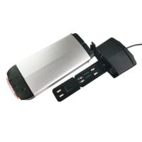 China Li Ion Rear Rack Ebike Battery 24 Volt 18AH 18650 2500mAh 500W for sale