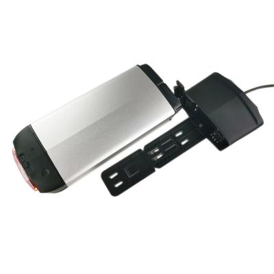 China Li Ion Rear Rack Ebike Battery 24 Volt 18AH 18650 2500mAh 500W for sale