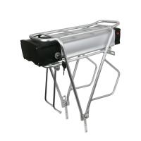 China 18650 Rechargeable Rear Rack Ebike Battery Pack 48V RoHS Approved for sale