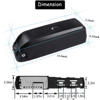 China 48V 20AH Hailong Lithium Ebike Battery 750w 1000w 21700 30A BMS for sale