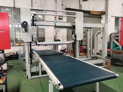 China CNC Oscillating Dual Blade Foam Cutting Machine For Flexible Sponge Cutting D&T Industry for sale