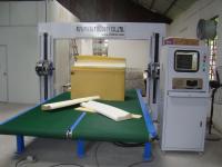 China Oscillating Blade Cnc Polyurethane Sponge Foam Cutting Machine, Cutting Saw For Foam for sale