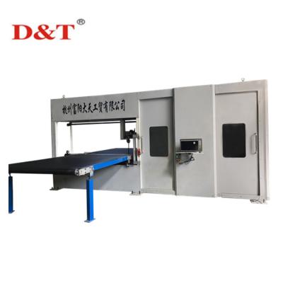 China CNC PU Foam Sponge Cutting Machine 380V Vertical Revolving Contour for sale