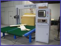 China Polyurethane Sponge Horizontal Oscillating Blade Cutting Machine 380V 50HZ for sale