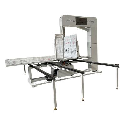 China Manual Sponge Vertical Half Automatic Foam Cutting Machine DTLQ-4L 1.74kw for sale