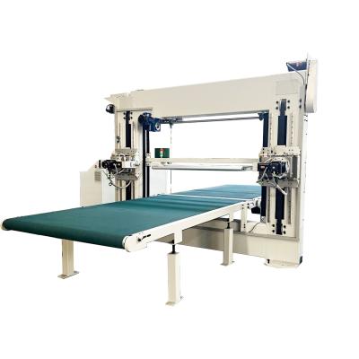 China Horizontal And Vertical Oscillating Dual Blade PU Foam Cutter DTC-SD2012 for sale