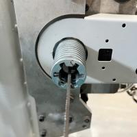 China Horizontal And Vertical Oscillating Dual Blade PU Foam Cutter DTC-SD2012 for sale
