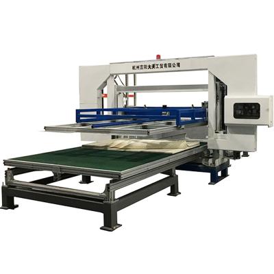 China Ring Knife Revolving Contour Cutting Machine PU Foam Horizontal DTC-R2012V5 for sale