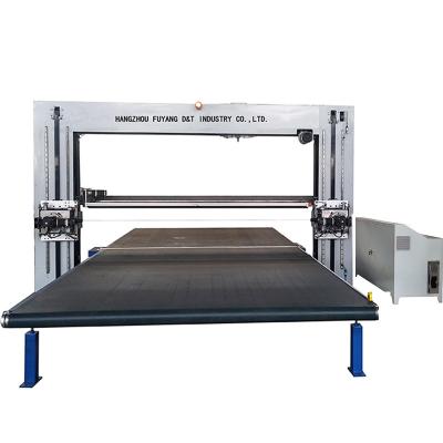 China Dual Blade CNC Contour Cutting Machine Vibration Knife Oscillating PU Foam Sponge for sale
