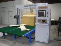 China Foam / Oscillating Blade Cutter With Plat Working Table 8.5KW For Flexible Foam for sale