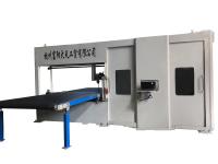 China D&T Vertical Type Revolving Contour Cutter PU Rigid Foam High Speed for sale