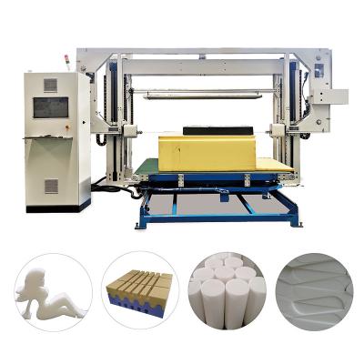 China Sponge Cutting Machine For Flexible PU Foam Cutting With High Speed Blade And No Dust for sale