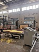 China CNC Horizontal Oscillating Saw Blade Foam Cutting Machine For Sponge And Flexible PU With Belt Rotary Table for sale