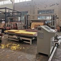 China CNC Horizontal Sponge Cutting Machine For PU Foam Latex Basotect Composite Foam for sale