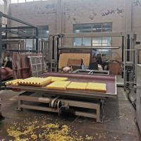 China CNC Horizontal Sponge Cutting Machine For PU Foam Latex Basotect Composite Foam for sale