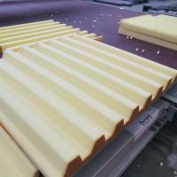 China CNC Horizontal Sponge Cutting Machine For PU Foam Latex Basotect Composite Foam for sale