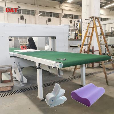 China Precise PU Foam Cutting Machine For Rock Wool PIR EVA Vertical Cutter 5 Wheel for sale