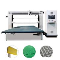 China CNC Oscillating Dual Blade Foam Cutting Machine For Soft Flexible Sponge Shape Cutting for sale