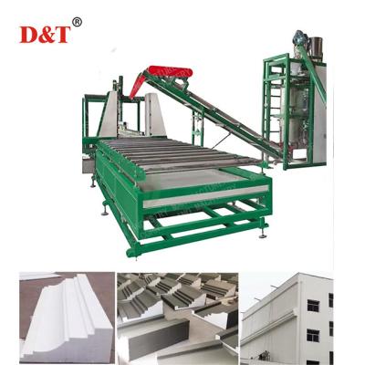 China EPS Foam Cement Coating Machine For Styrofoam Decoration Cornice for sale