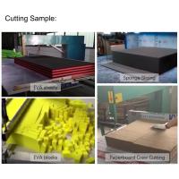 China Automatic Vertical Cutting Machine for EVA/pearl cotton and Sponge with work platform single damper for sale
