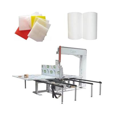 China DTLQ-4L Vertical Cutting Machine for EVA and Pearl Cotton with Outside Worktable Size of W2000*H2440mm for sale