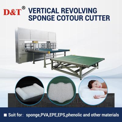China DTC R2012V Sponge Cutting Machine Flexible CNC PU Foam Cutter for EVA Foam with Max Product Size L3000 W2200 H1200mm for sale