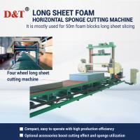 China Horizontal PLC Control Foam Cutting Machine with 8.84kw Power for Foam Sheet and Sponge Cutting for sale