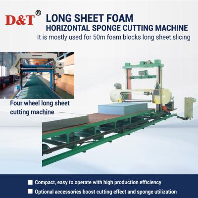 China Horizontal PLC Control Foam Cutting Machine with 8.84kw Power for Foam Sheet and Sponge Cutting for sale