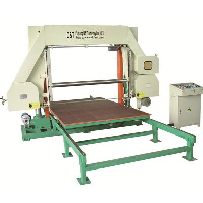 China Frequency Conversion High Precison Horizontal Foam Sponge Sheet Cutting Machine for sale