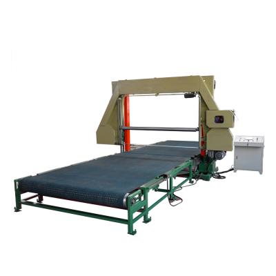 China Horizontal Foam Mesh-belt Cutting Machine(with vacuum) horizontal cutting machine for foam automatic horizontal cutter for sale