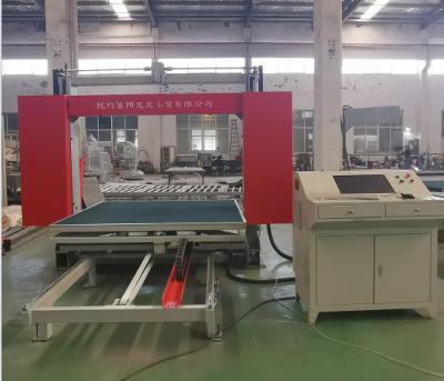 China Rebound Foam CNC Oscillating Knife Cutter For Polyurethane with turing table  to cut 2D or 3D Shapes for sale
