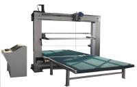 China Automatic Dual Blade Horizontal And Vertical PU Foam Sponge CNC Cutting Machine for sale