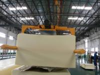China Full Automatic Horizontal Continuous PU Foam Production Line Long Foam Crane Unit for sale
