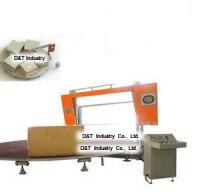 China Circle Horizontal Cutter Sponge Production Line For Quadrate Foam Cutting for sale