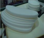 China 3 Phase Revolving Contour Sponge Cutting Machine With Belt , 50HZ for sale