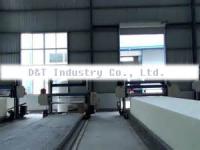 China Horizontal Long Sheet Sponge Cutting Machine For Rigid PU Foam 60m / Min for sale