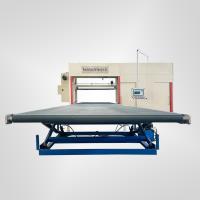 China Polyurethane Rigid Foam Cnc Cutting Machine Vertical Revolving Contour for sale