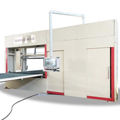 China Polyurethane Rigid Foam Cnc Cutting Machine Vertical Revolving Contour for sale